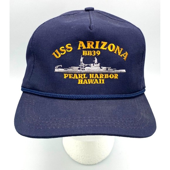 Source Unknown | Accessories | Vintage Uss Arizona Bb39 Pearl Harbor ...
